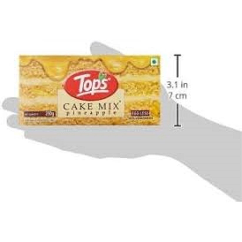 Jual TOPS CAKE MIX PINAPPLE EGG LESS 225GR | Shopee Indonesia