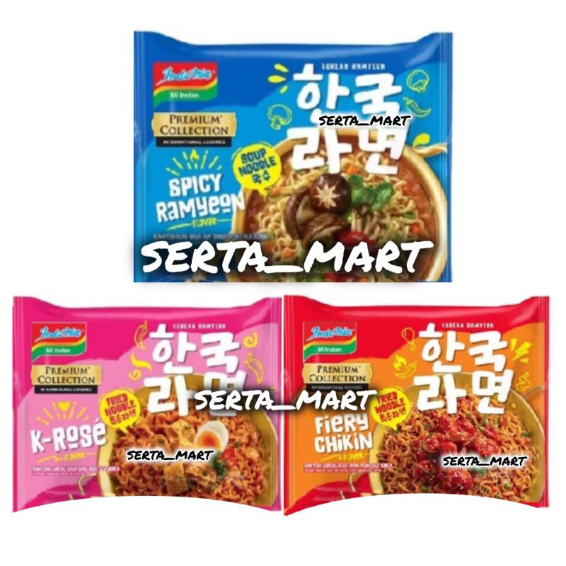 Jual Indomie Korean Spicy Ramyeon 83gr / Fiery Chikin / K-Rose - Indomie Premium Collection ...