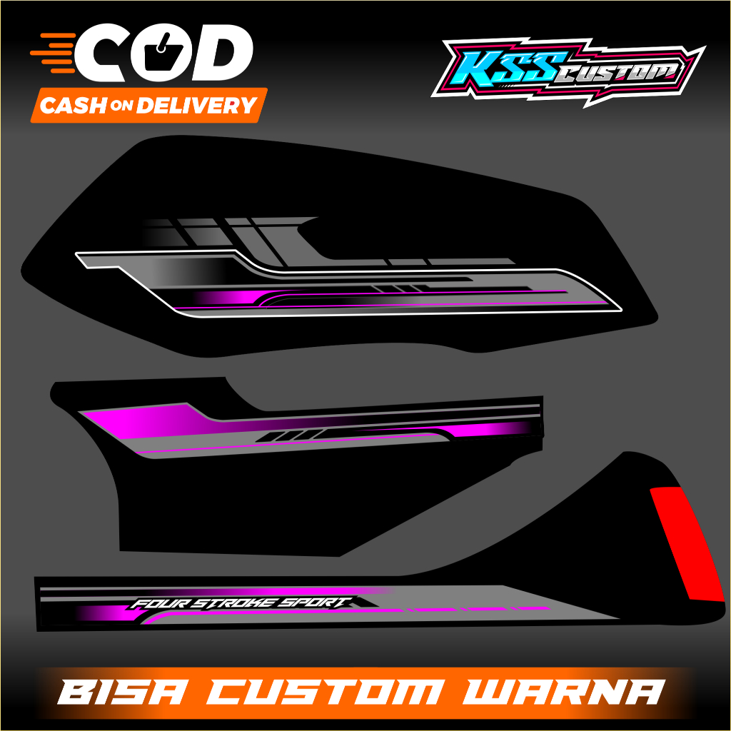 Jual striping gl pro gl max variasi custom gl herex striping gl simpel ...