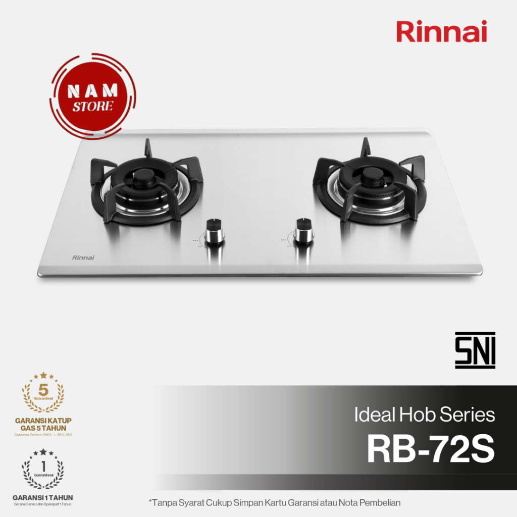 Jual Kompor Tanam Rinnai RB-72S, RB-317N (G), RB-782G (B), RB-712N(S), RB-772RO(G), RB-712N(GB ...