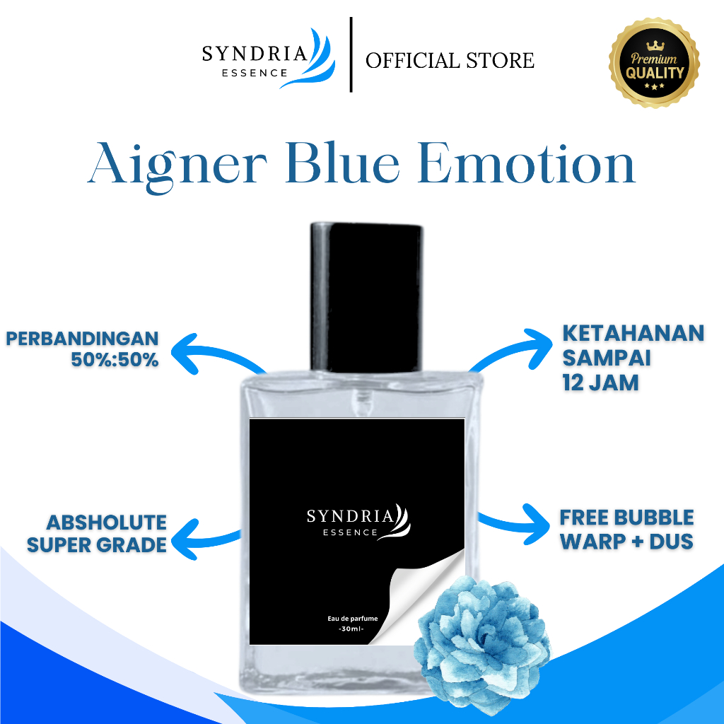 Jual Parfum Aigner Blue Emotion 1:1 Inspired by Syndria Essence Perfume ...