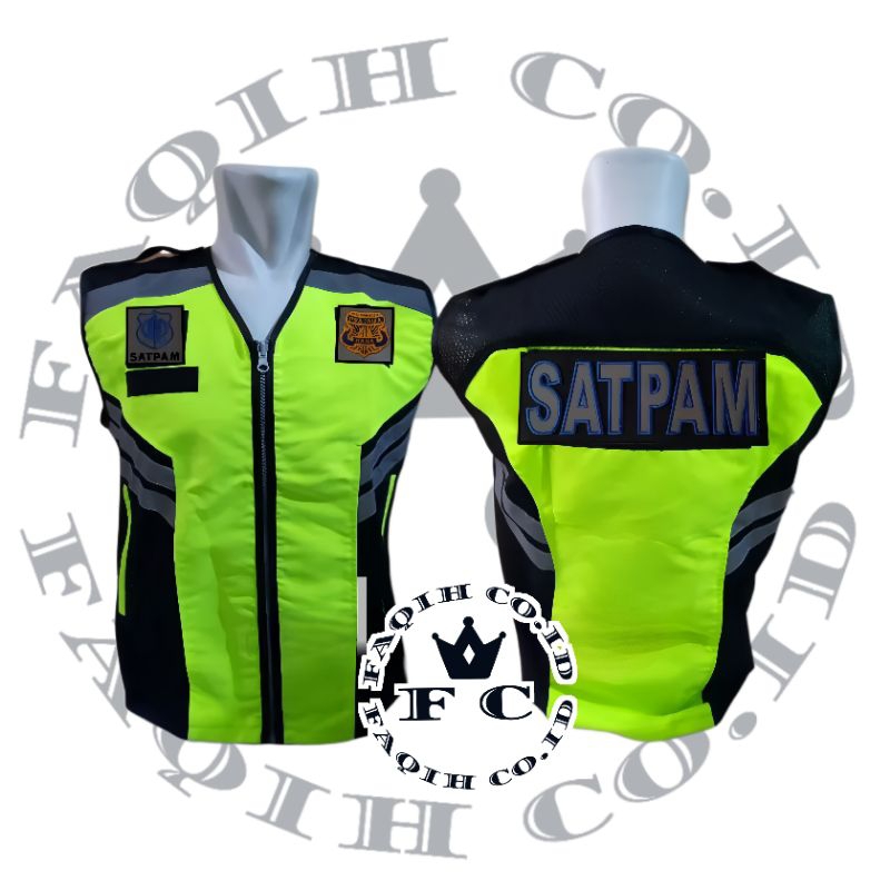 Jual Rompi Satpam Bahan Taslan Waterproof | Rompi Lapangan | Rompi ...