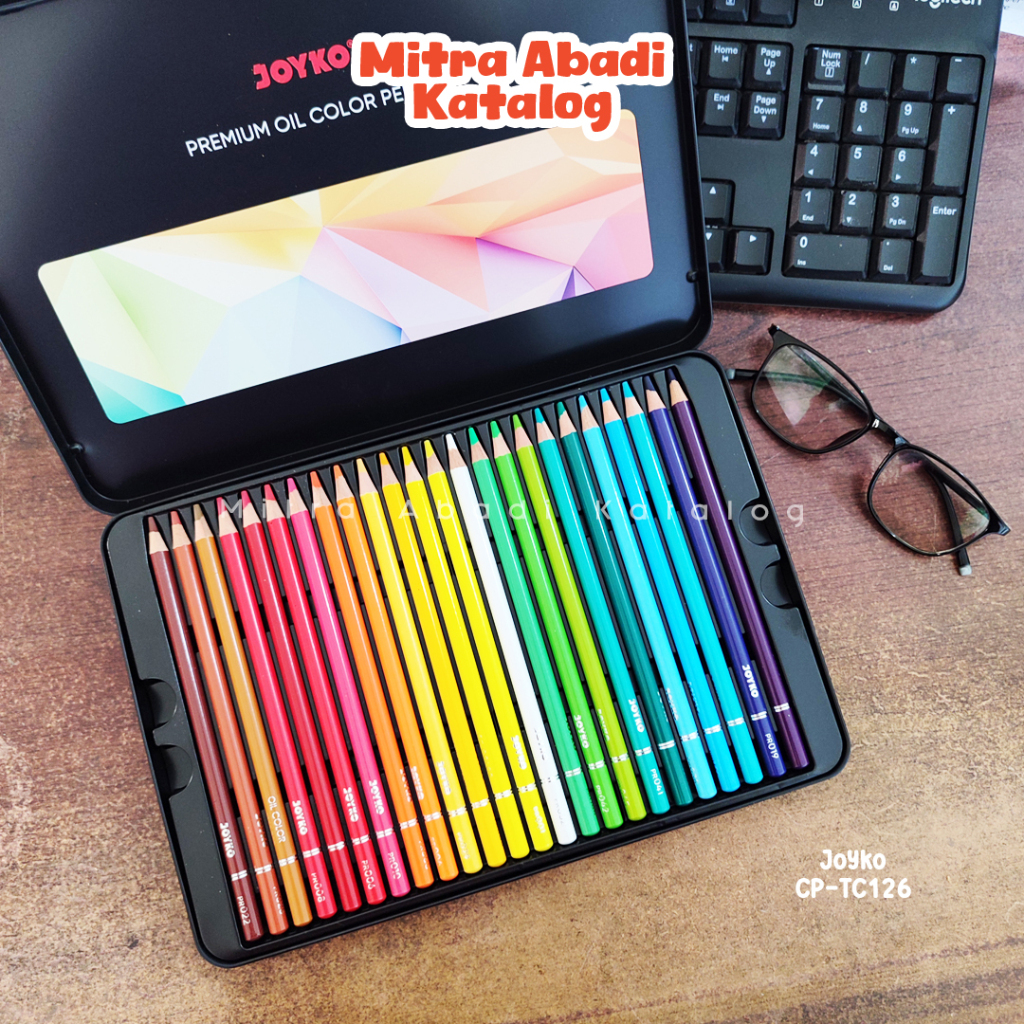 Jual PENSIL WARNA JOYKO CP-TC126 / KAYU 48 WARNA PENCIL COLOR PENCIL ...