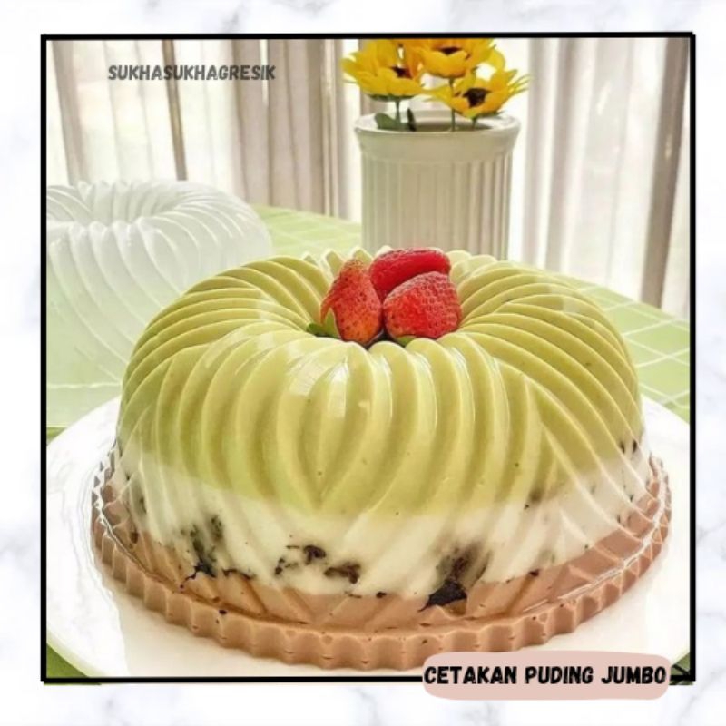 Jual CETAKAN PUDING JUMBO Cup Puding Kue Marmer Bolu Bahan Plastik ...