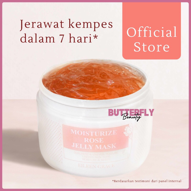 Jual [SHARE IN JAR] Eileen Grace Rose Jelly Masker Mawar | Masker ...