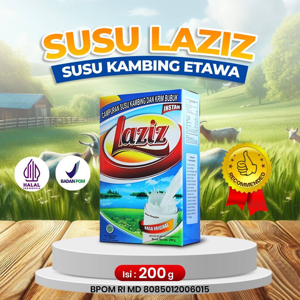 Jual Susu Kambing Ettawa Laziz Rasa Original Goats Milk Powder ...