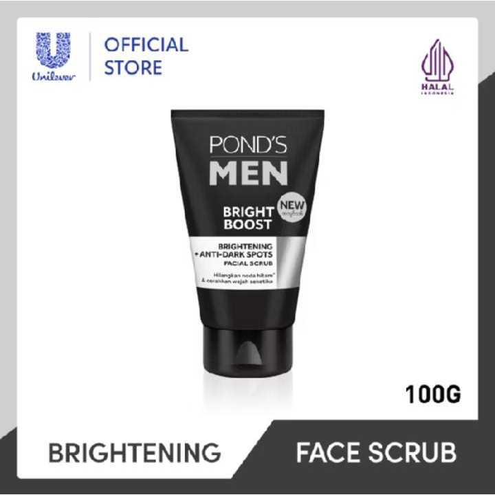 Jual Ponds Men Bright Boost 100g | Shopee Indonesia