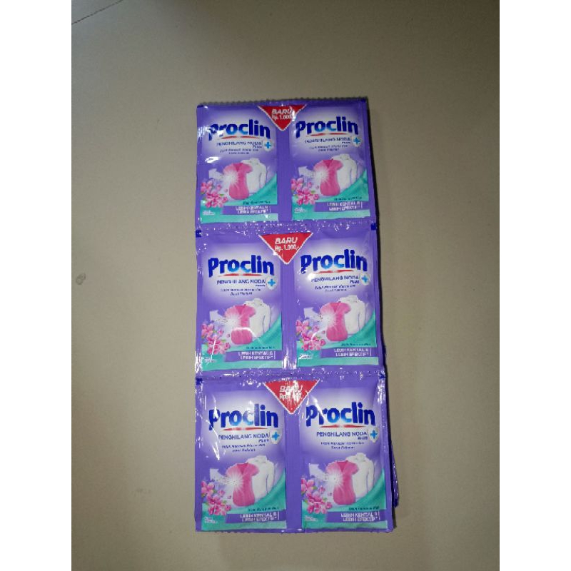 Jual Proclin Penghilang Noda Sachet Isi 11 Sachet | Shopee Indonesia