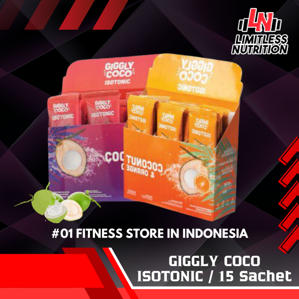 Jual GIGGLY COCO ISOTONIC 15 Sachet Isotonic Electrolytes | Shopee ...