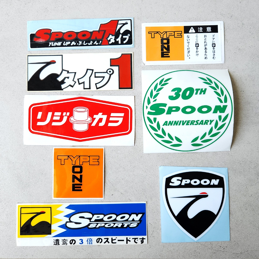 Jual Stiker Sticker Mobil Honda Type One Spoon Sports | Shopee Indonesia