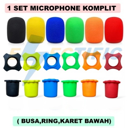 Jual 1 SET KOMPLIT KARET MIC BUSA MIC GELANG MIC PELINDUNG MIC ANTI ...