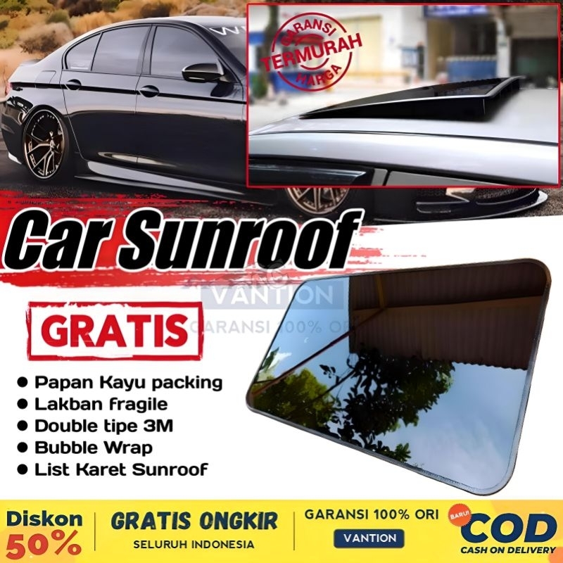 Jual Car Sunroof Variasi Bisa Untuk Semua Jenis Mobil Bahan Akrilik 80 ...