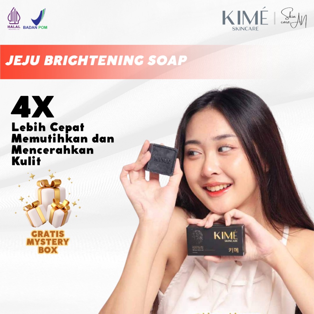 Jual Kime Skincare Luminizing Jeju Brightening Soap | Skin Lightening ...