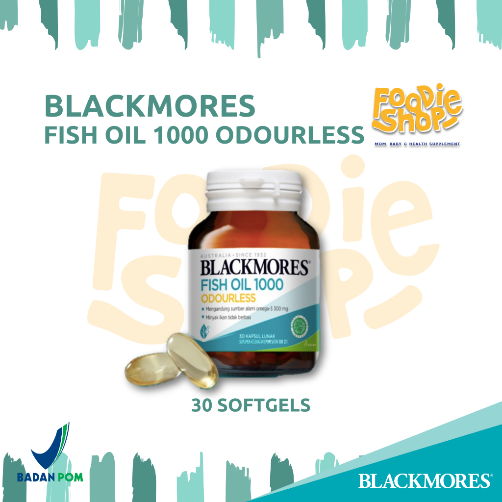 Jual Blackmores Odourless Fish Oil 30 tab | Shopee Indonesia