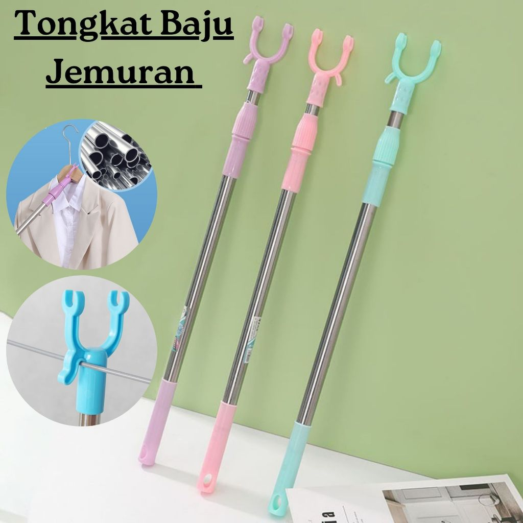 Jual Tongkat Baju Sodokan Baju Pengait Baju Gantung Baju Hanger ...