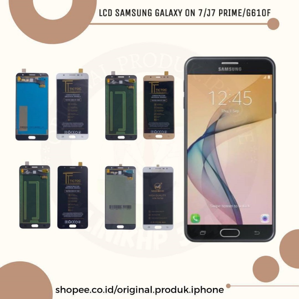 Jual LCD TOUCHSCREEN SAM GALAXY ON7/J7 PRIME/G610F FULLSET ORIGINAL | Shopee Indonesia