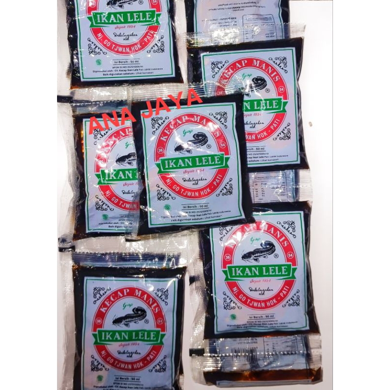 Jual KECAP MANIS CAP IKAN LELE KHAS PATI SACET ISI 50ml 12pcs 1RENTENG ...
