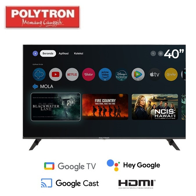 Jual LED POLYTRON PLD 40RG9059 Smart Google TV (40 Inch) - Garansi ...