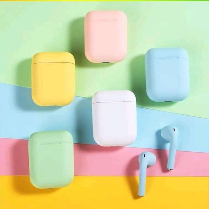 Jual HEADSET BLUETOOTH I12 MACARON TWS BLUETOOTH 5.0 | Shopee Indonesia