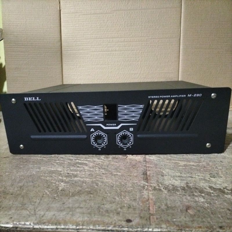 Jual BOX STEREO POWER AMPLIFIER BOX POWER BELL M290 ORIGINAL | Shopee ...