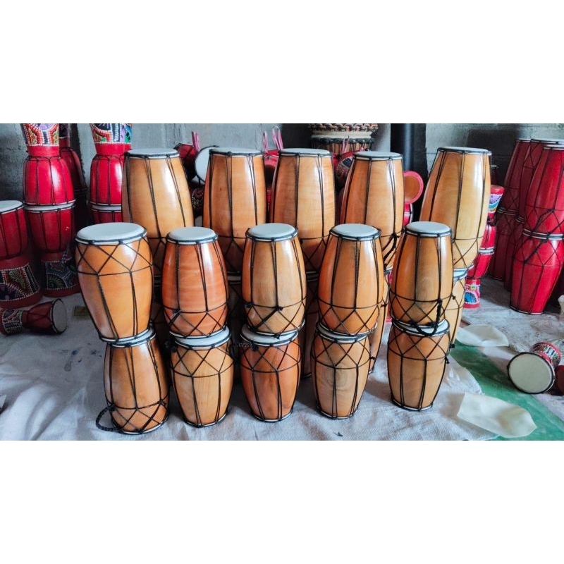 Jual Kendang Jawa motif natural ukuran 20cm dan 25cm | Shopee Indonesia