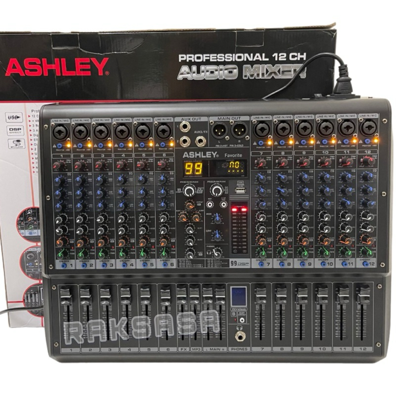 Jual Mixer Ashley Favorite 12 Original 12 channel Mixing ashley ...