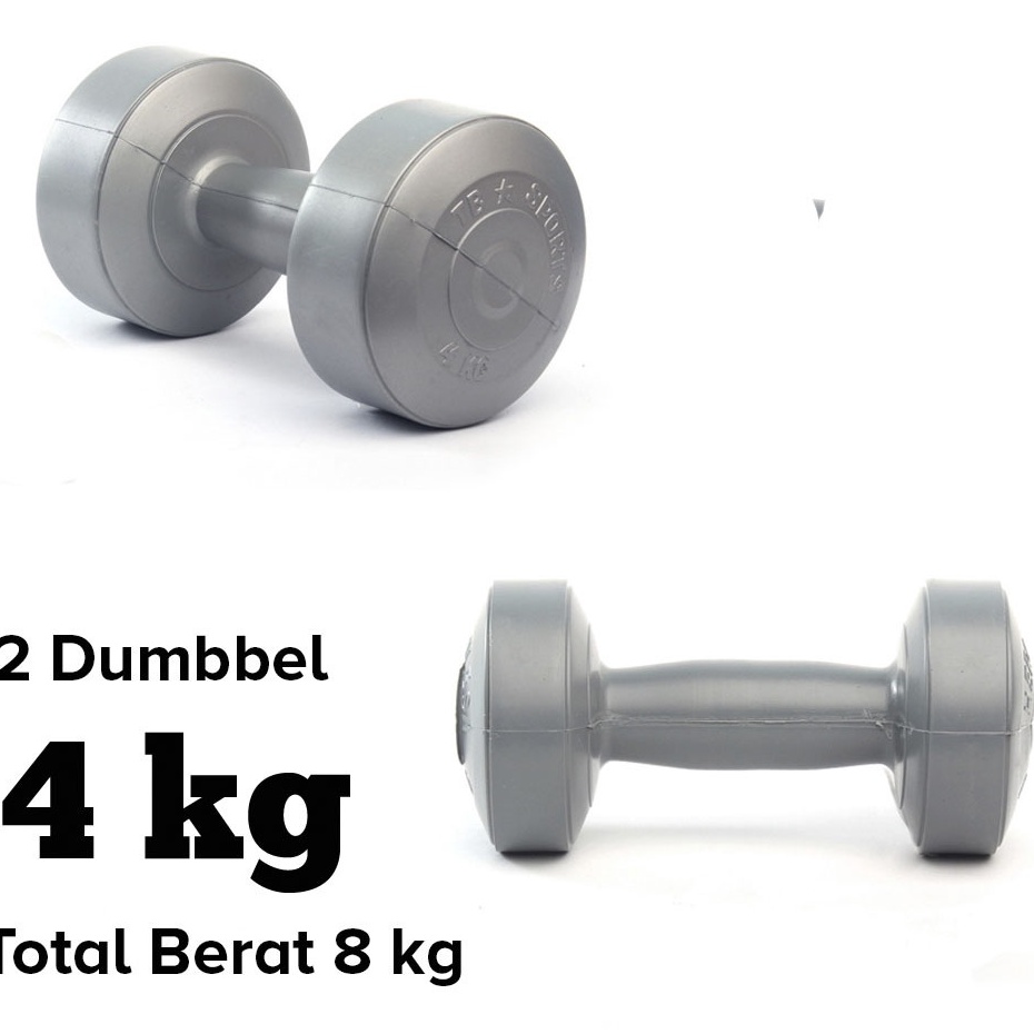 Jual Dijamin Puas Barbel dumble Hercules 4 KG 2pcs total berat 8 KG ...