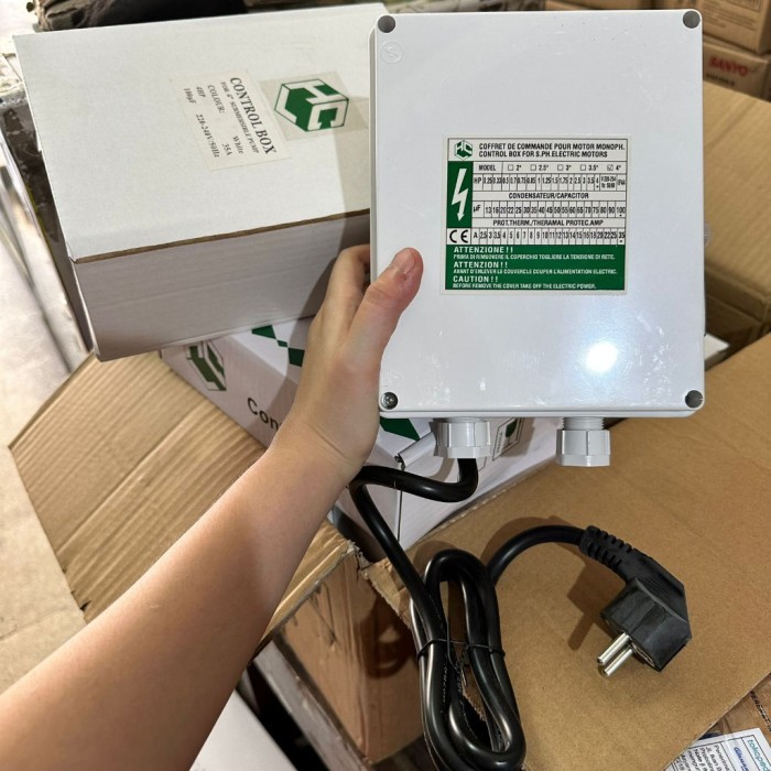 Jual Control box pompa submersible HCL 4HP / 2,2KW / 100 UF 4 SDP 4 HP ...