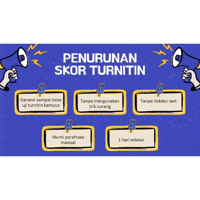 Jual Penurunan skor persenan turnitin secara manual | Shopee Indonesia