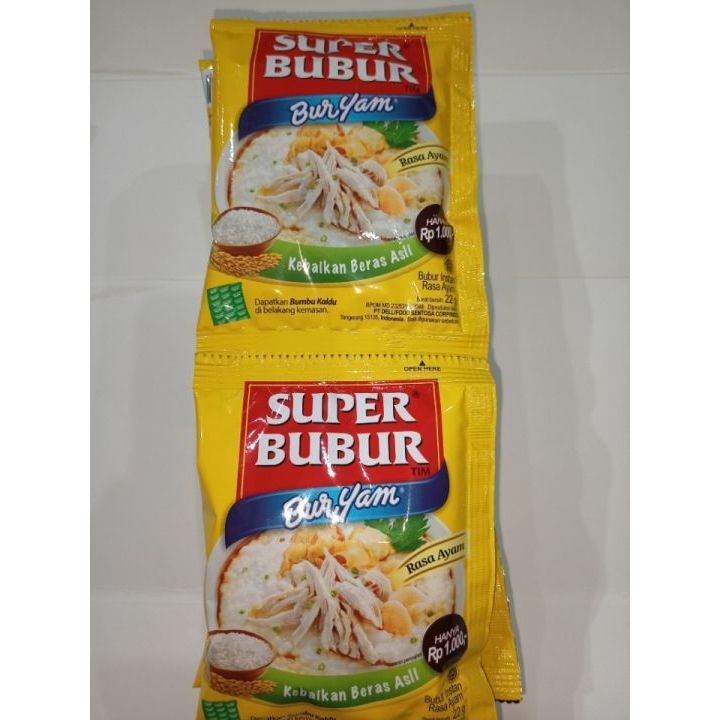 Jual Super Bubur Buryam renceng isi 10 x 22 gr | Shopee Indonesia