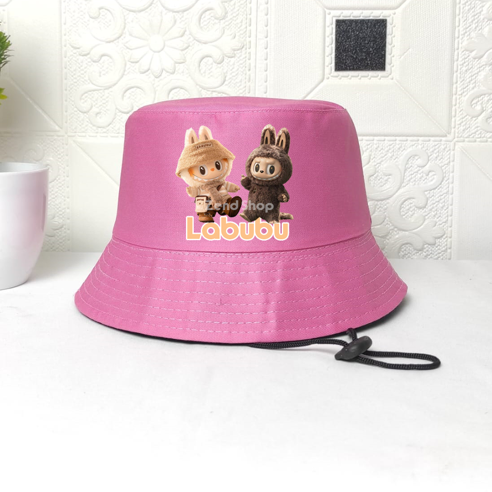 Jual Topi bucket anak perempuan karakter kuromi dan melody serta labubu ...