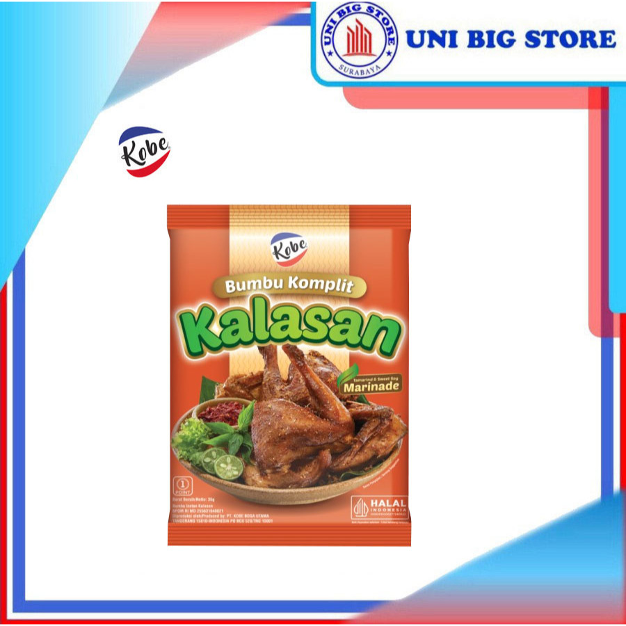 Jual Kobe Bumbu Komplit Ayam Kalasan 35 gr Sachet | Shopee Indonesia