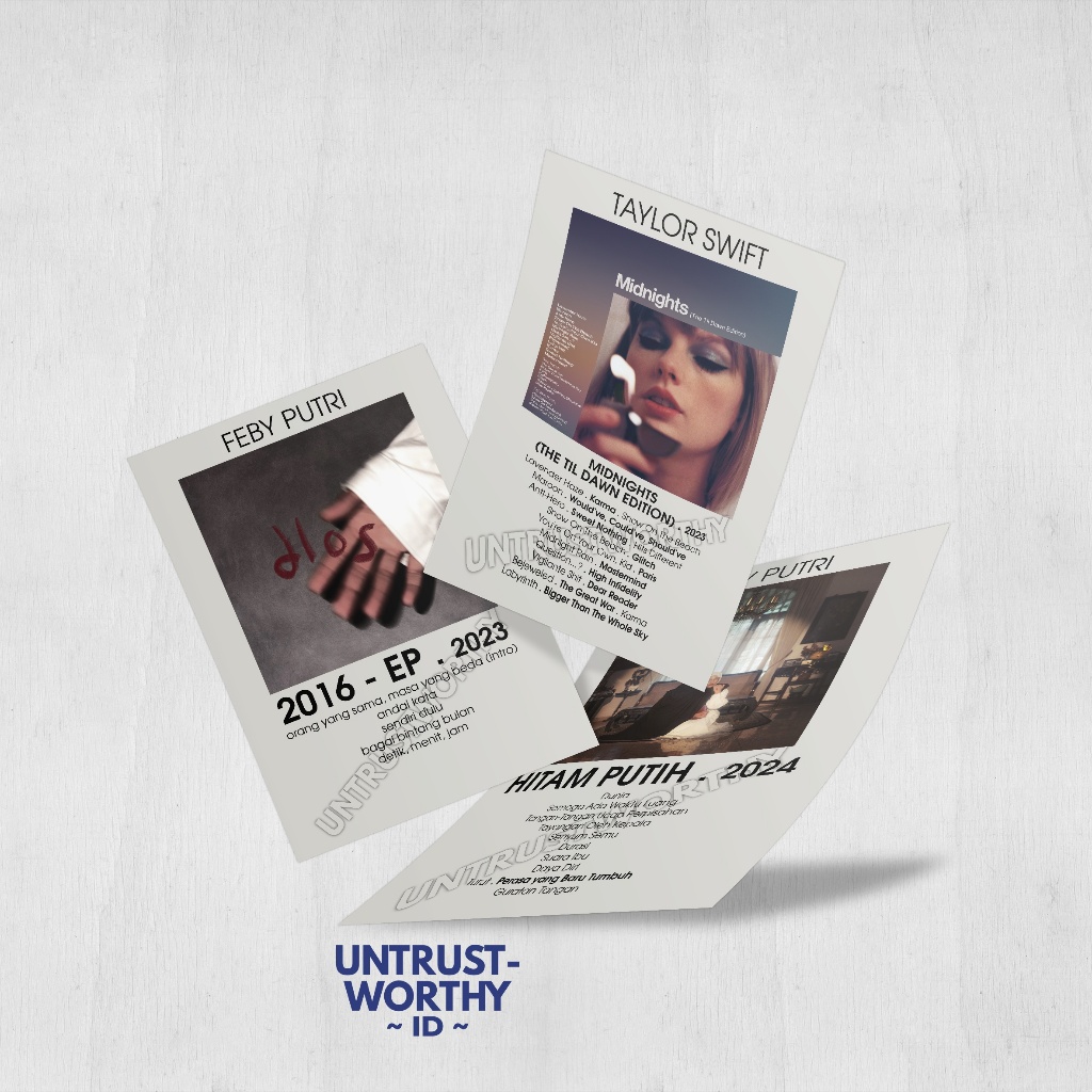 Jual Poster Feby Putri Album dan EP Ukuran A5 (3pcs) | Shopee Indonesia