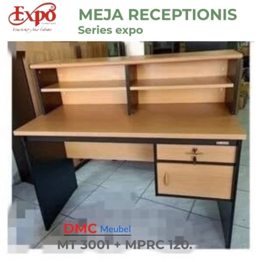 Jual Meja Receptionis Meja Kasir Meja Counter Meja Kantor TKDN MT 3001 ...