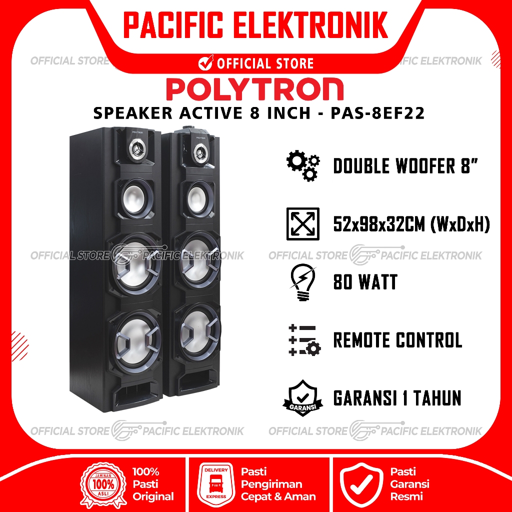 Jual Speaker Active Polytron PAS 8EF22 / PAS8EF22 | Shopee Indonesia