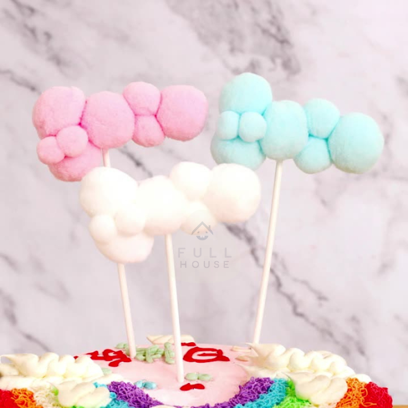 Jual Cake Topper Hiasan Kue Dekorasi Awan Dekorasi Kue Topper | Shopee ...