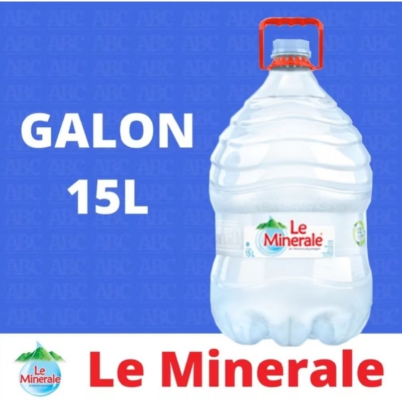 Jual Le Mineral Galon Air Mineral 15 Liter Galon Besar | Shopee Indonesia