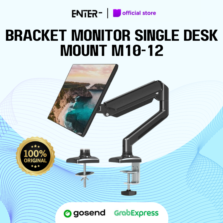 Jual Bracket Monitor Single Desk Mount M10-12 MA03 | Shopee Indonesia
