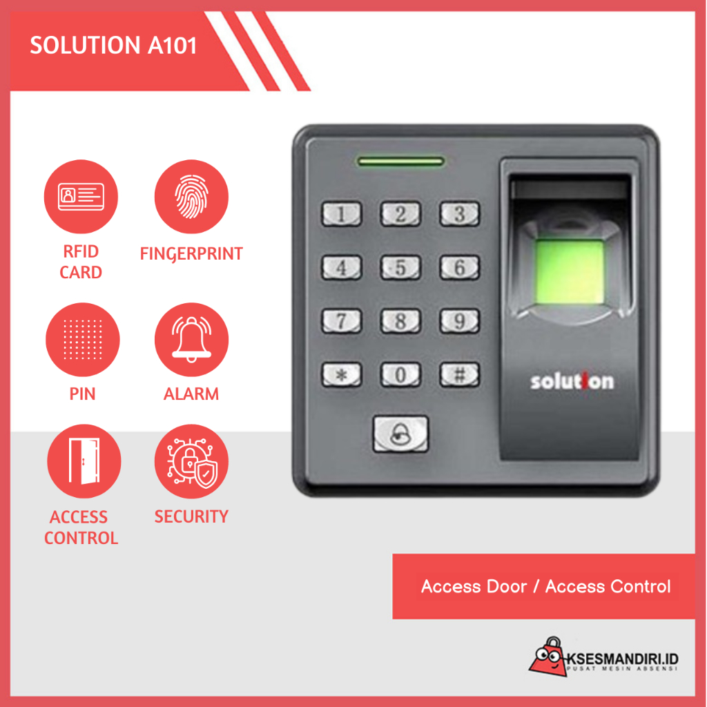 Jual Mesin Absensi Fingerprint dan Access Door Solution A101 | Shopee Indonesia