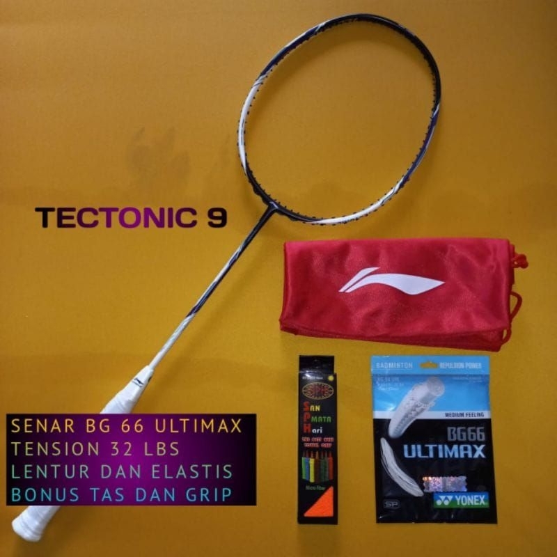 Jual RAKET BADMINTON TERLARIS LINING TECTONIC 7 DAN TECTONIC 9 TERBARU ...