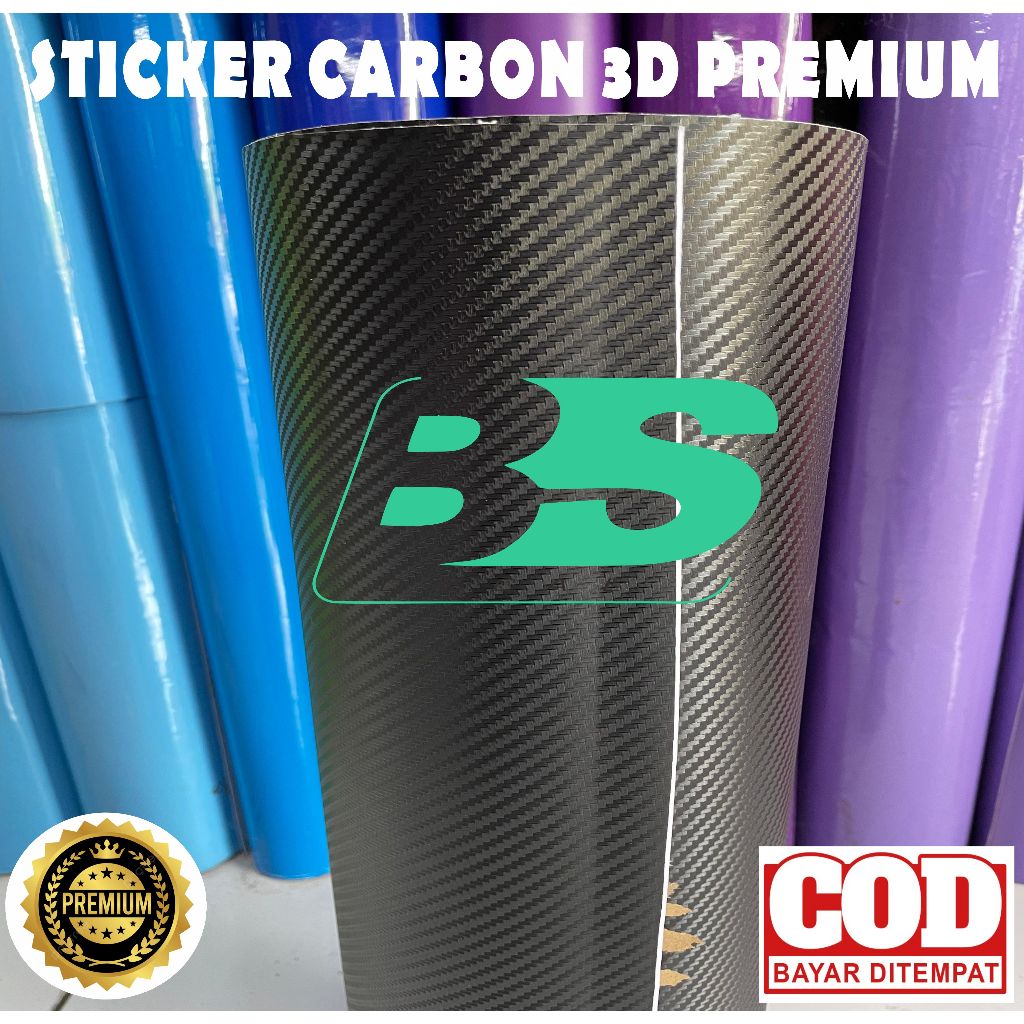 Jual STICKER SKOTLET CARBON 3D DOFF WARNA HITAM BAHAN PREMIUM MEMILIKI ...