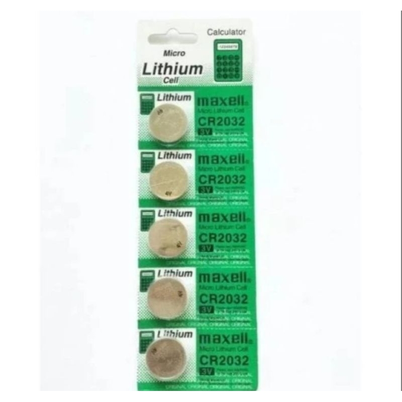 Jual Baterai CMOS CR2032 batre CMOS timbangan/scale/module RTC/Jam ...
