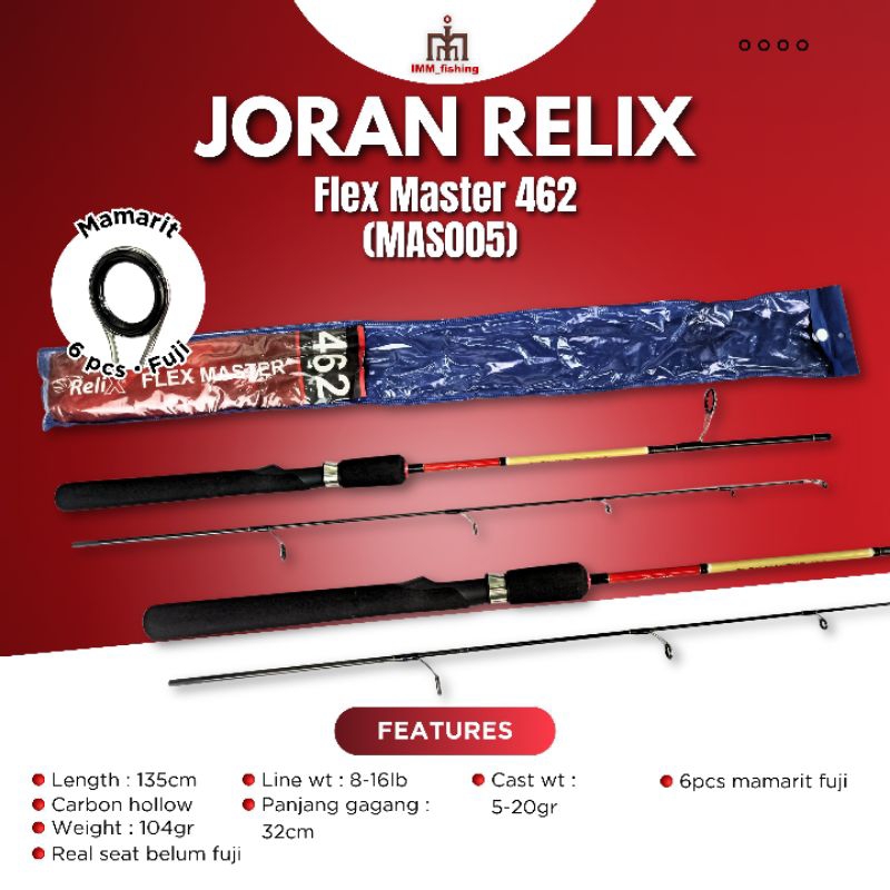 Jual JORAN RELIX FLEX MASTER | Tongkat Pancing | Fishing Rod | Shopee ...