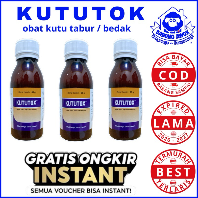 Jual OBAT KUTU TABUR | KUTUTOX buat burung | kututok ayam - kututok ...