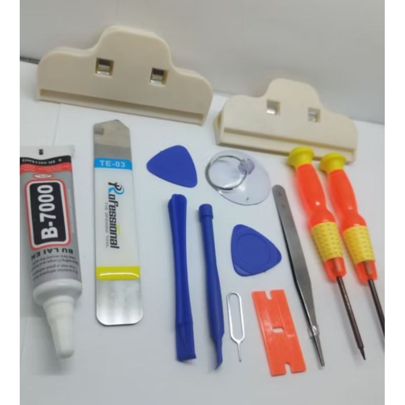 Jual PAKET KUMPLIT ALAT SERVIS HP HANDPHONE OBENG 10 IN 1 JEPITAN LCD ...