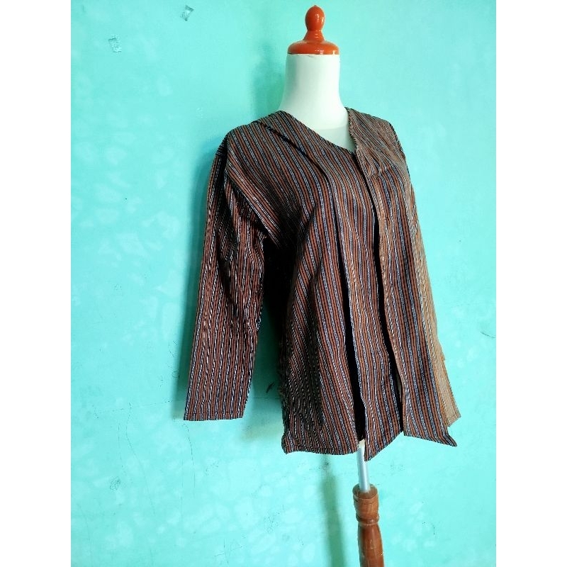 Jual kebaya kartini lurik modern | Shopee Indonesia