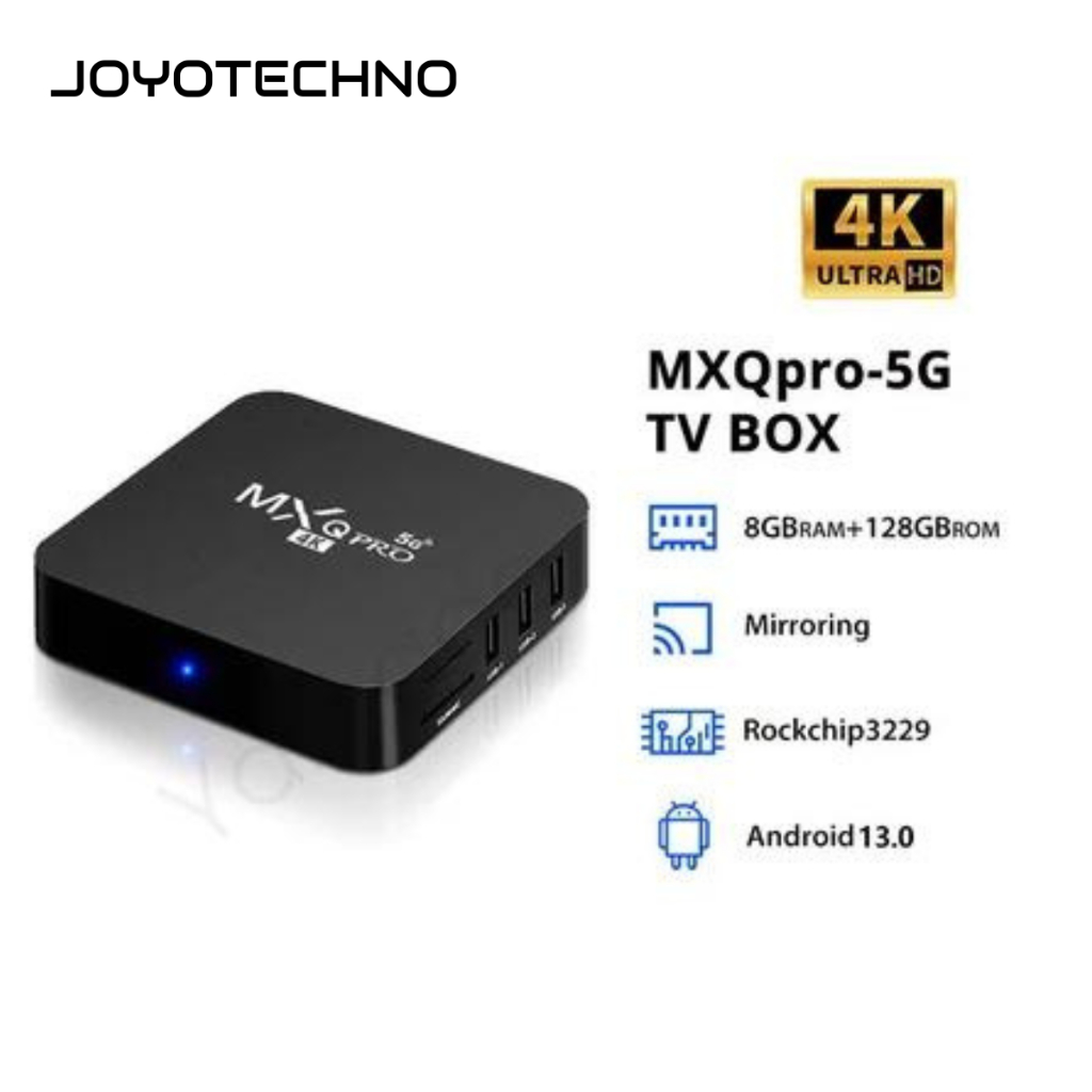 Jual Android tv box MXQ pro 4K -5G tv Box Android 13.0os RAM 8GB ROM ...