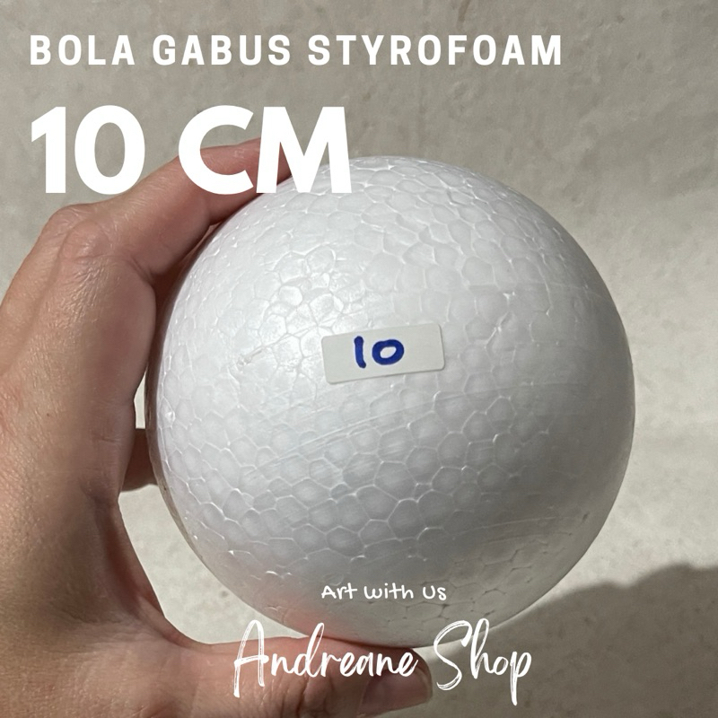 Jual Bola Gabus Styrofoam Putih DIY Craft 10 cm | Shopee Indonesia