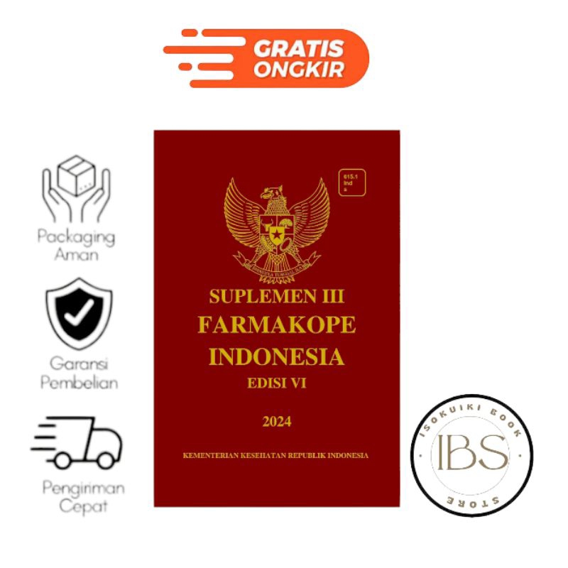 Jual Buku Suplemen III Farmakope Indonesia Edisi 6 2024 | Shopee Indonesia