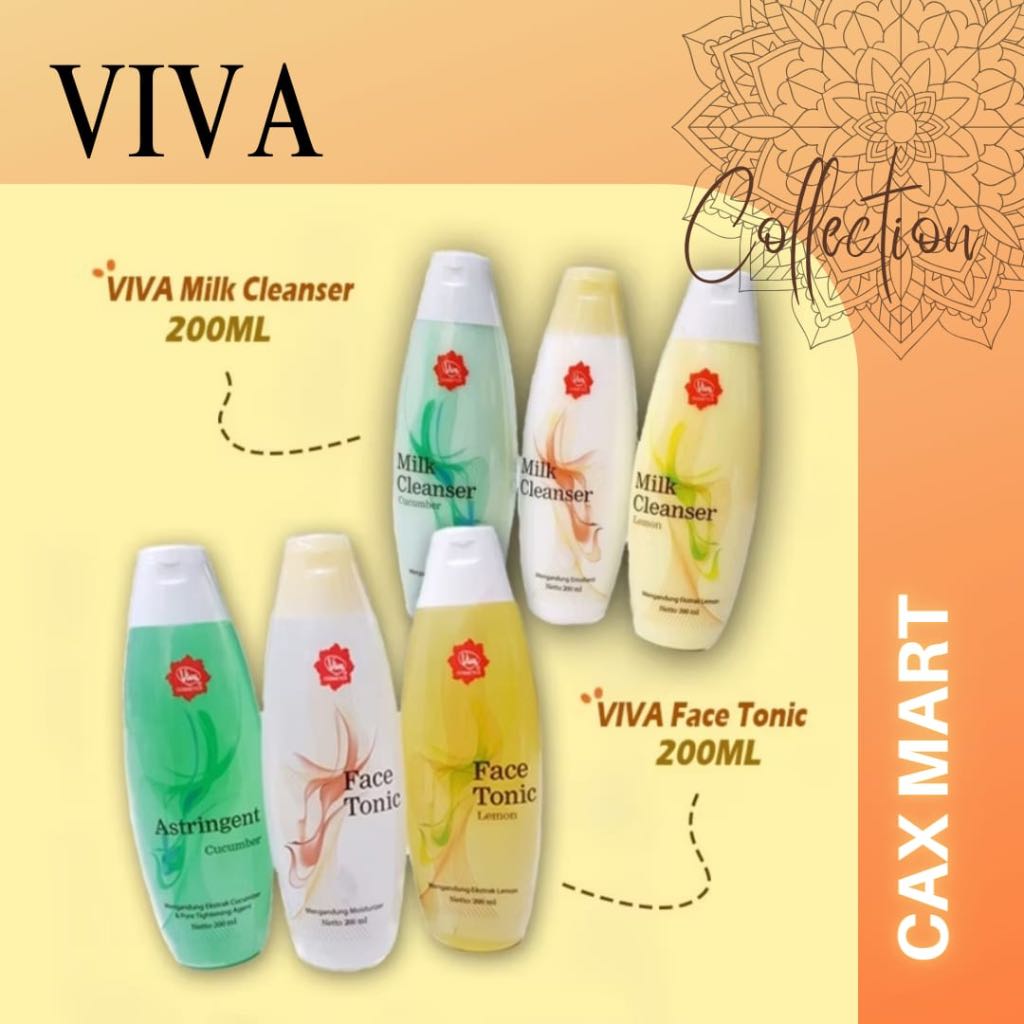 Jual VIVA Face Tonic & Face Cleanser 200ml | Shopee Indonesia